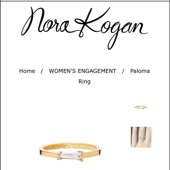 nora kogan | Jewelry | Brand New Never Worn Nora Kogan Paloma Ring | Poshmark